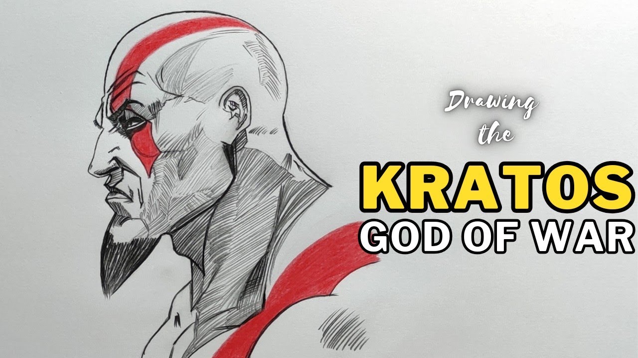 Drawing the Kratos from God of War | Step-by-Step Pencil Sketch ...