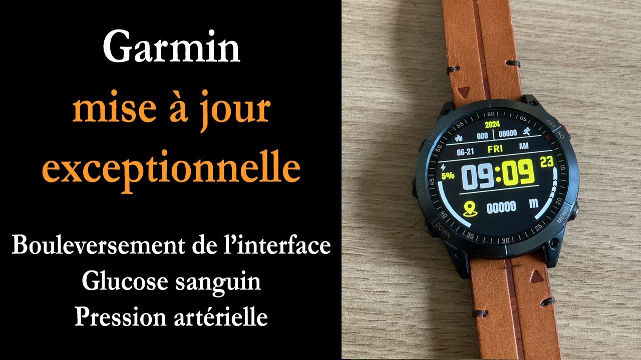 Mise à jour bêta Garmin Fenix 7 / Epix 2 (GS Wear) - YouTube