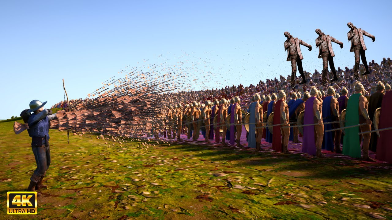 FULL AUTO ARCHER (6.000.000 RPM Full-Auto) vs 3 MILLION ZOMBIE ...