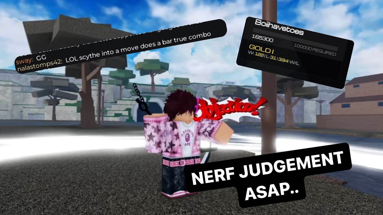 Judgement Shikai ONLY Has True Combos... | Type Soul - YouTube