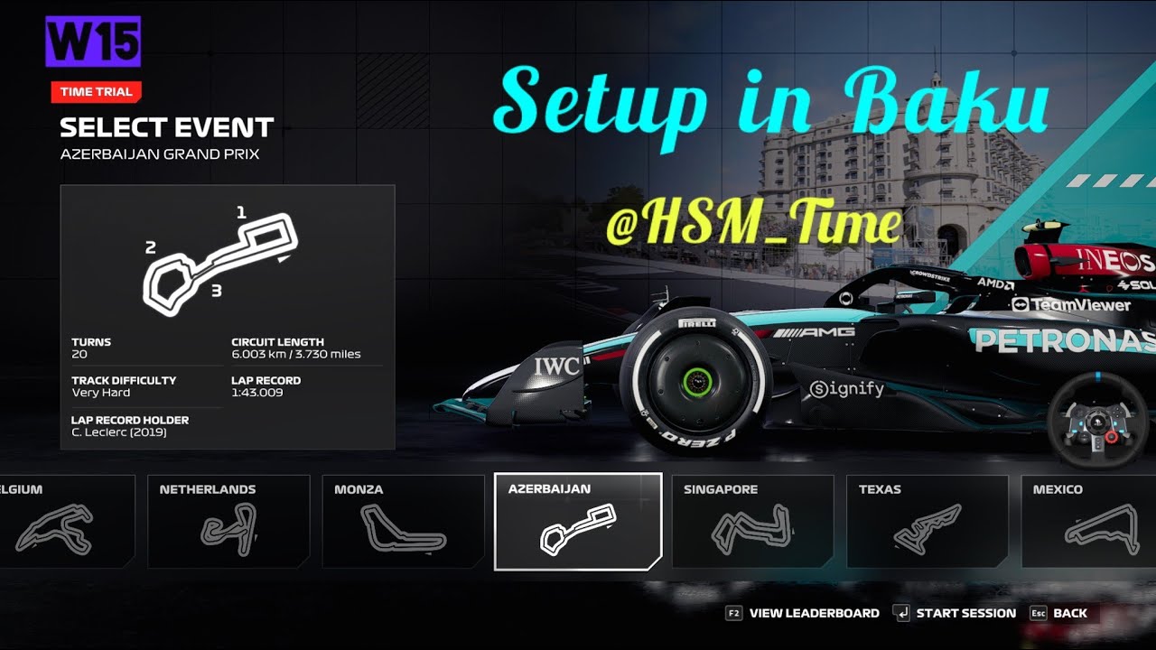 Setup Baku in F1_24(ستاپ باکو در فرمول یک_24)#formula1 #f124 #racing # ...