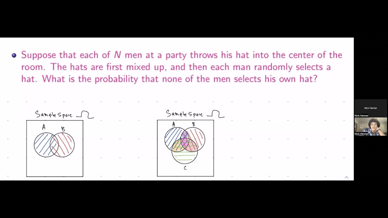 The Hat Problem and the Maclaurin series of e^x (Math and Statistics ...