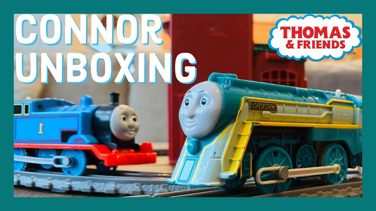 Connor Unboxing - Motorized Toy Trains - Trackmaster - Thomas and ...