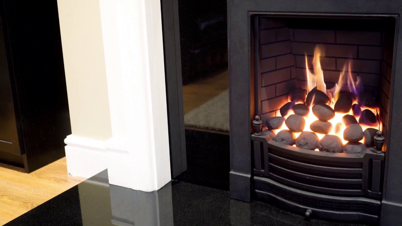 Focal Point Fires - Finsbury Black Gas Full Depth Fire (Manual control ...