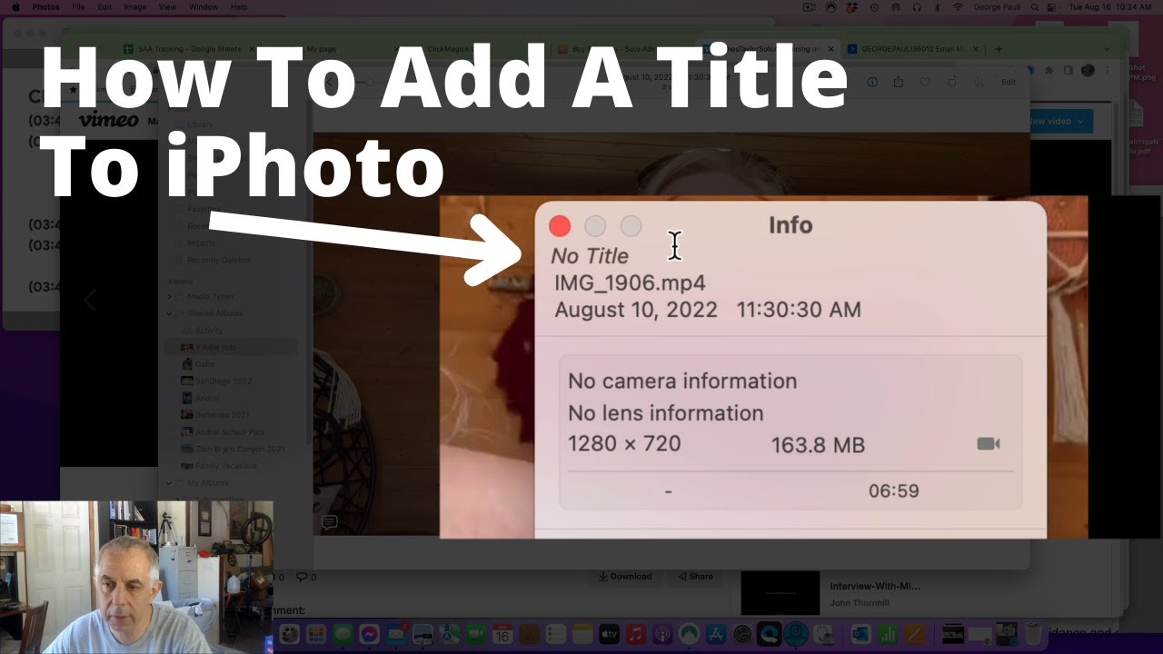 How To Add A Title To iPhoto Pictures and Videos for Easier Editing and ...