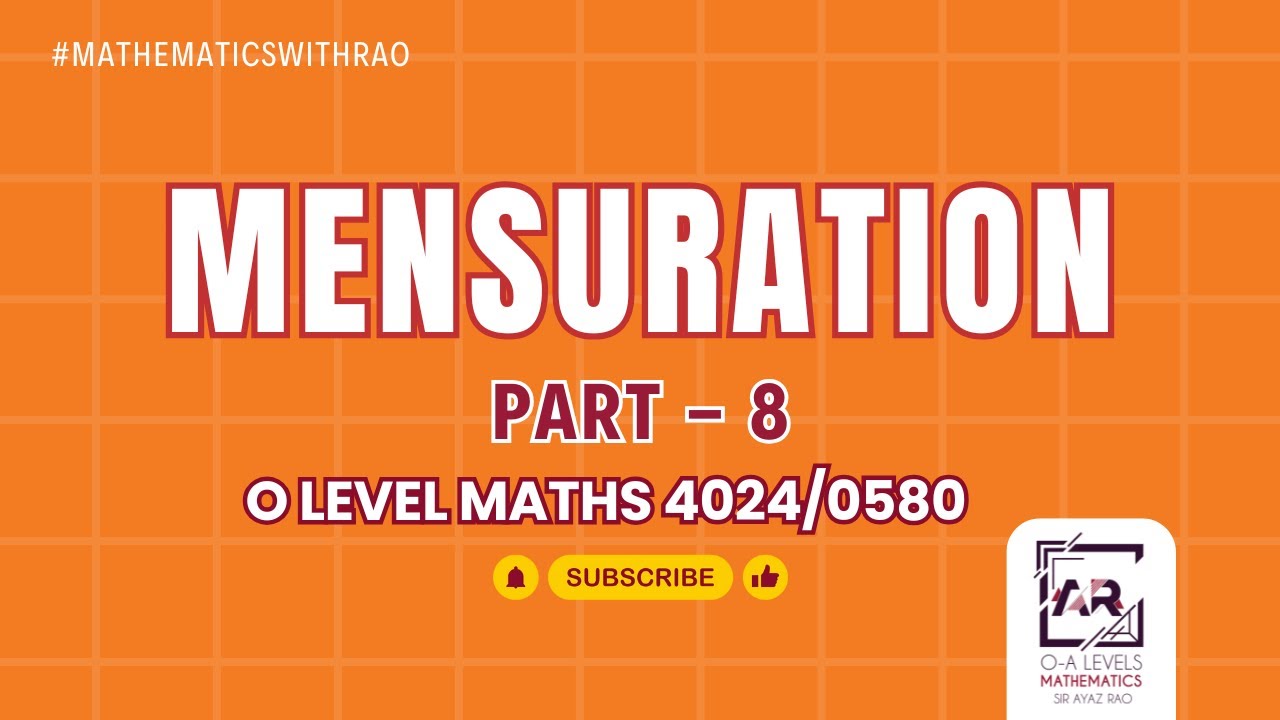 Mensuration - Part 8 - Prism Net Diagram and Cylinder- O Level Maths ...
