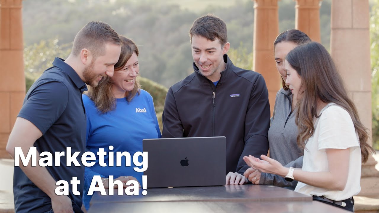 Why I love being on the Aha! marketing team - YouTube
