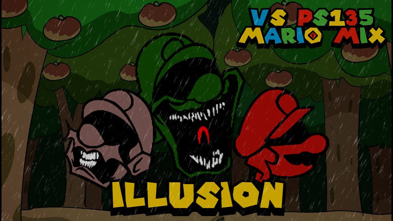 FNF Too Slow Mario Mix | Illusion Remix INSTRUMENTAL - YouTube