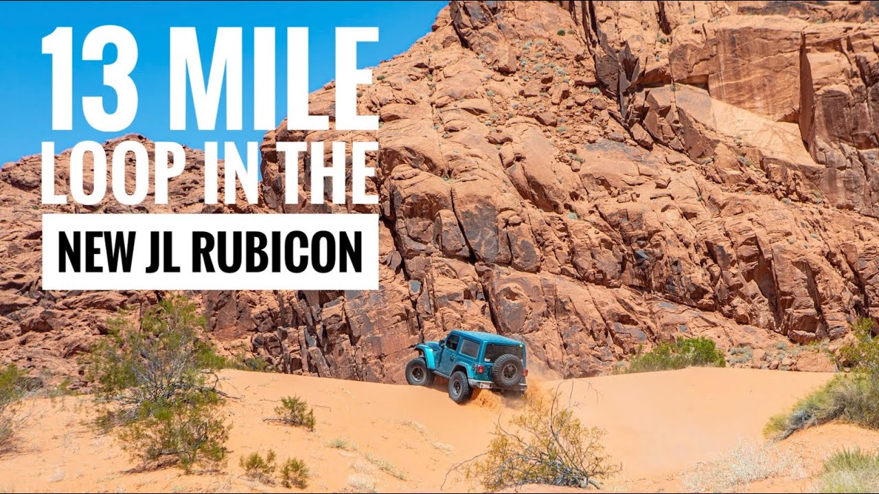 13 Mile Loop in the New JL Rubicon - Logandale Trails Nevada - YouTube