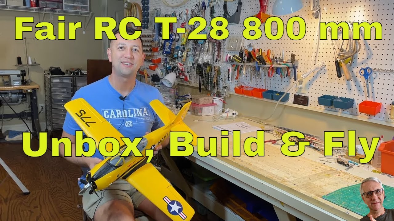 Fair RC 800 mm T 28 Unbox, Build, Fly - YouTube