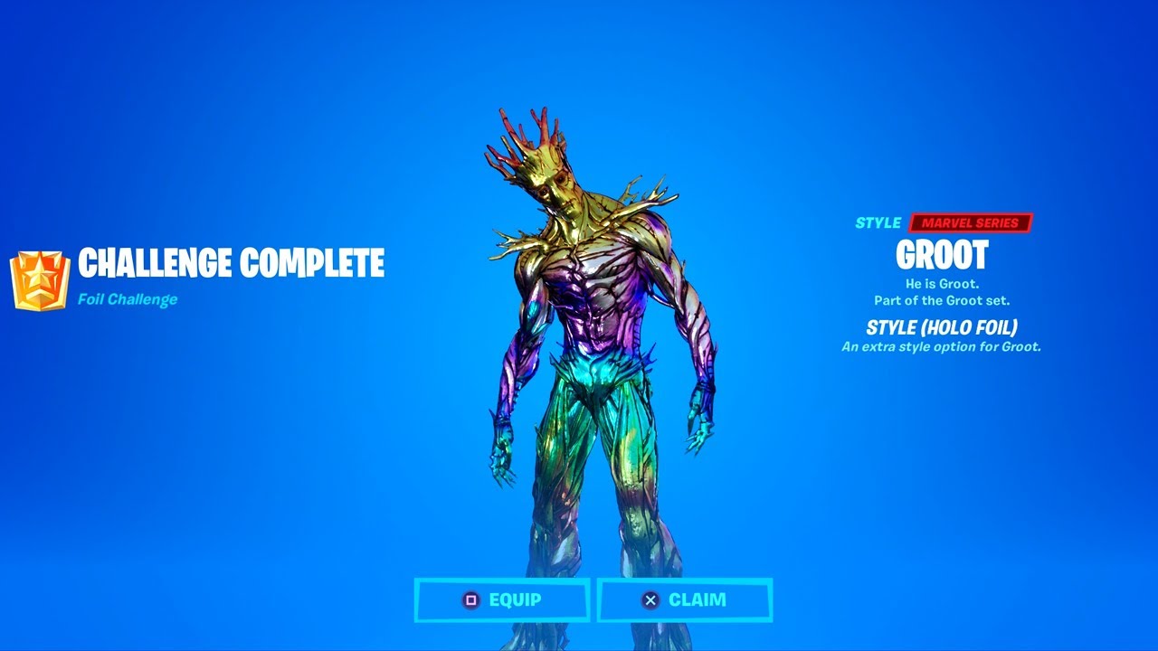 How to Unlock All Groot Styles (Silver, Gold, Holo Foil) & Awakening ...