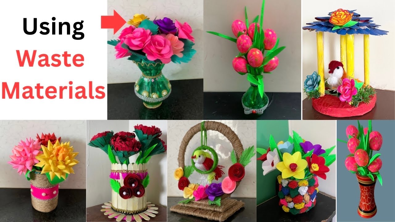 10 New Showpiece Making idea at home || diy showpiece for home ...