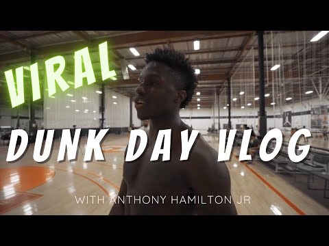 VIRAL DUNK SESSION VLOG w/ Anthony Hamilton Jr! - YouTube