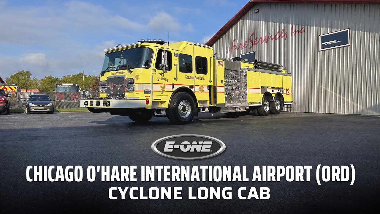 Chicago O’Hare International Airport - E-ONE Cyclone Long Cab Fire ...