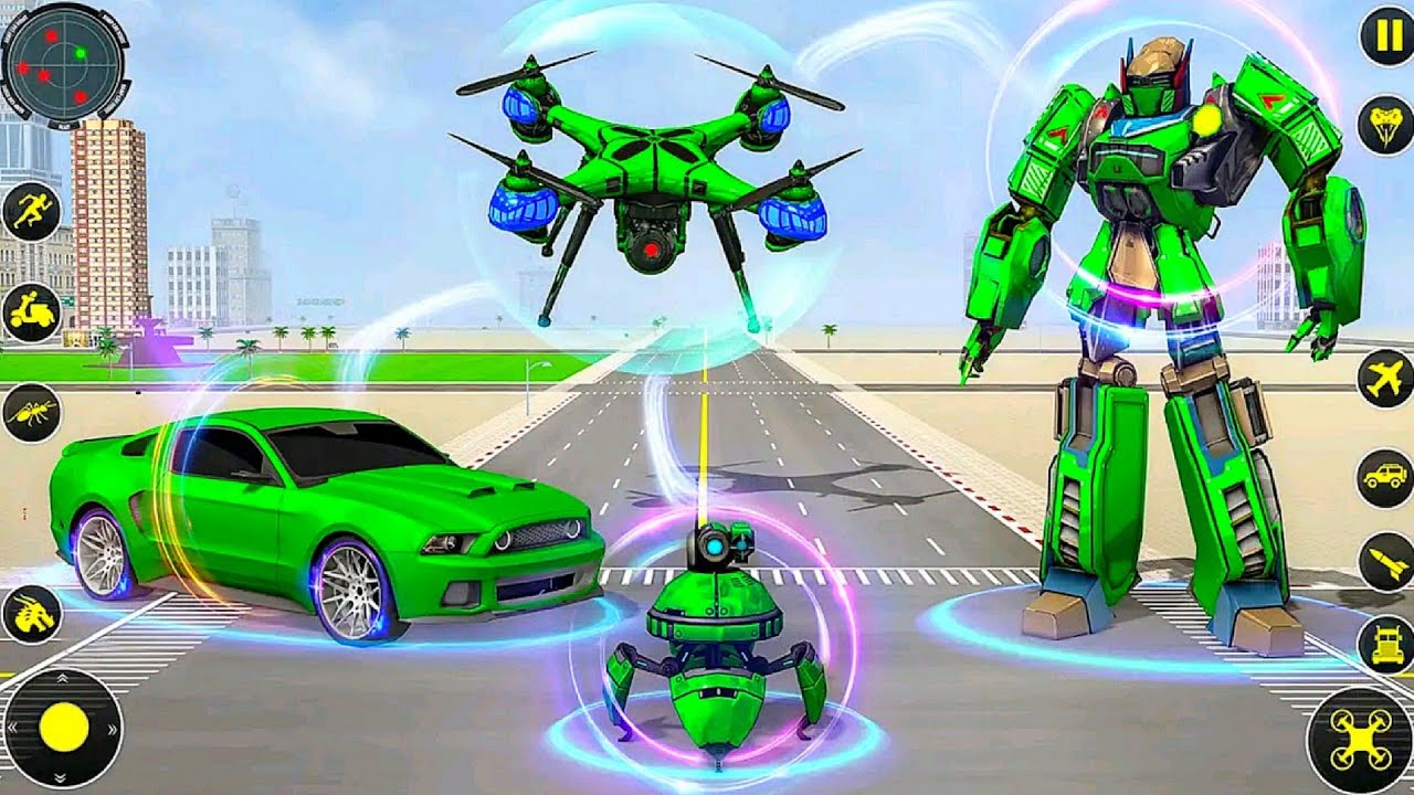 Drone Robot Car Battle Game 2024 2 - Android Gameplay - YouTube