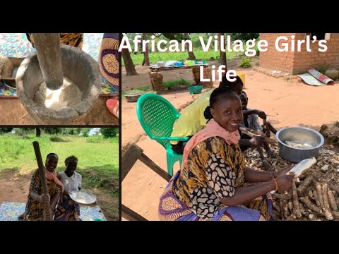 African Traditional Way Of Making Flour(Ugali)From Cassava/African ...