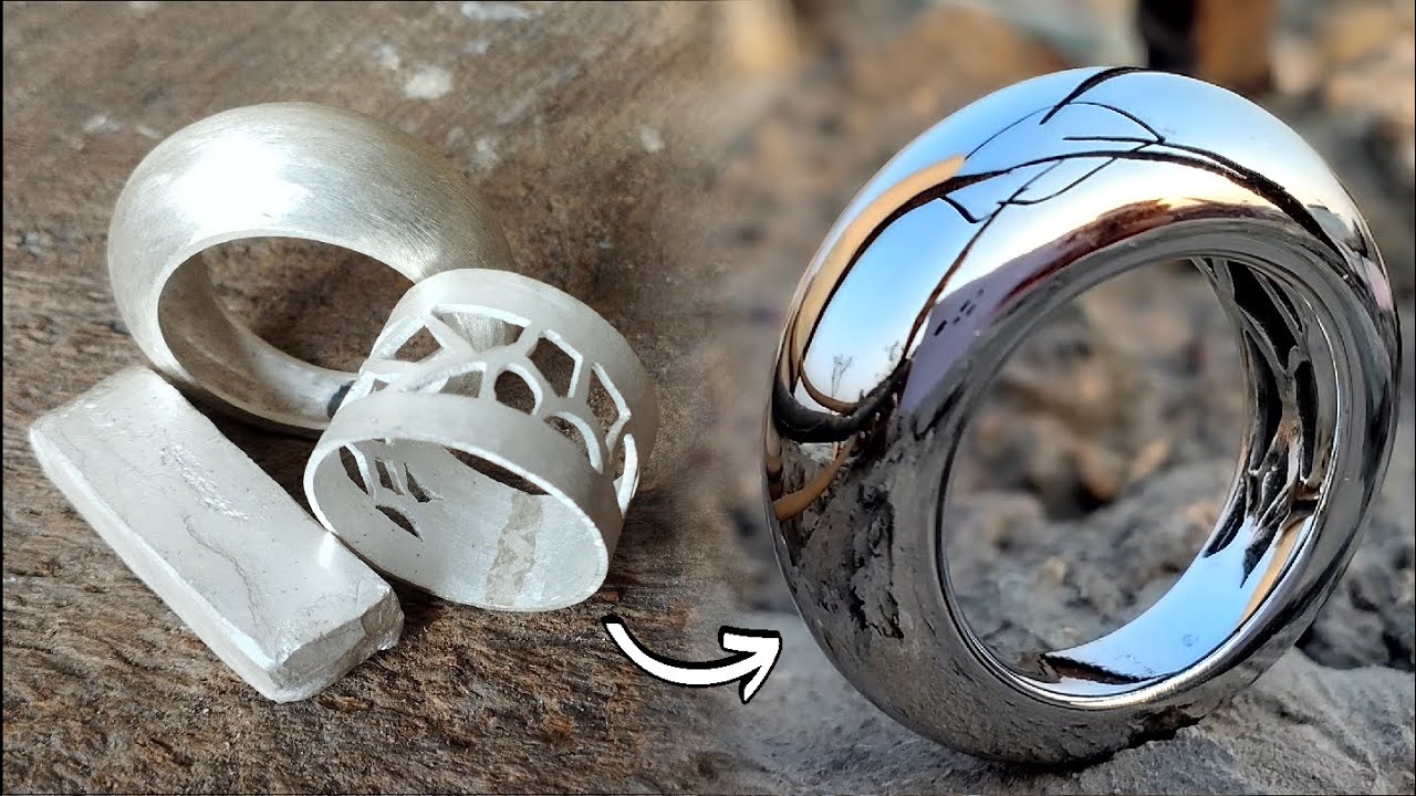 Making Silver Band Ring | Silver Ring - Handmade Jewelry - YouTube