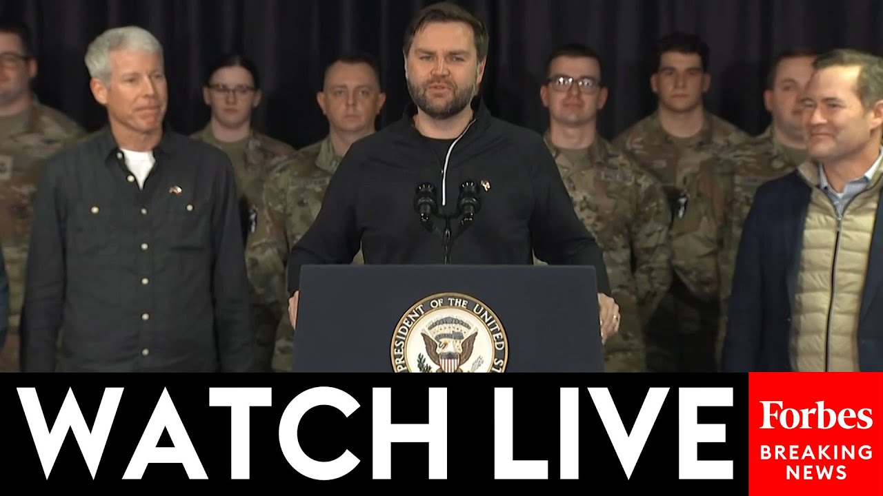 WATCH LIVE: JD Vance Holds Press Briefing During Trip To Greenland ...