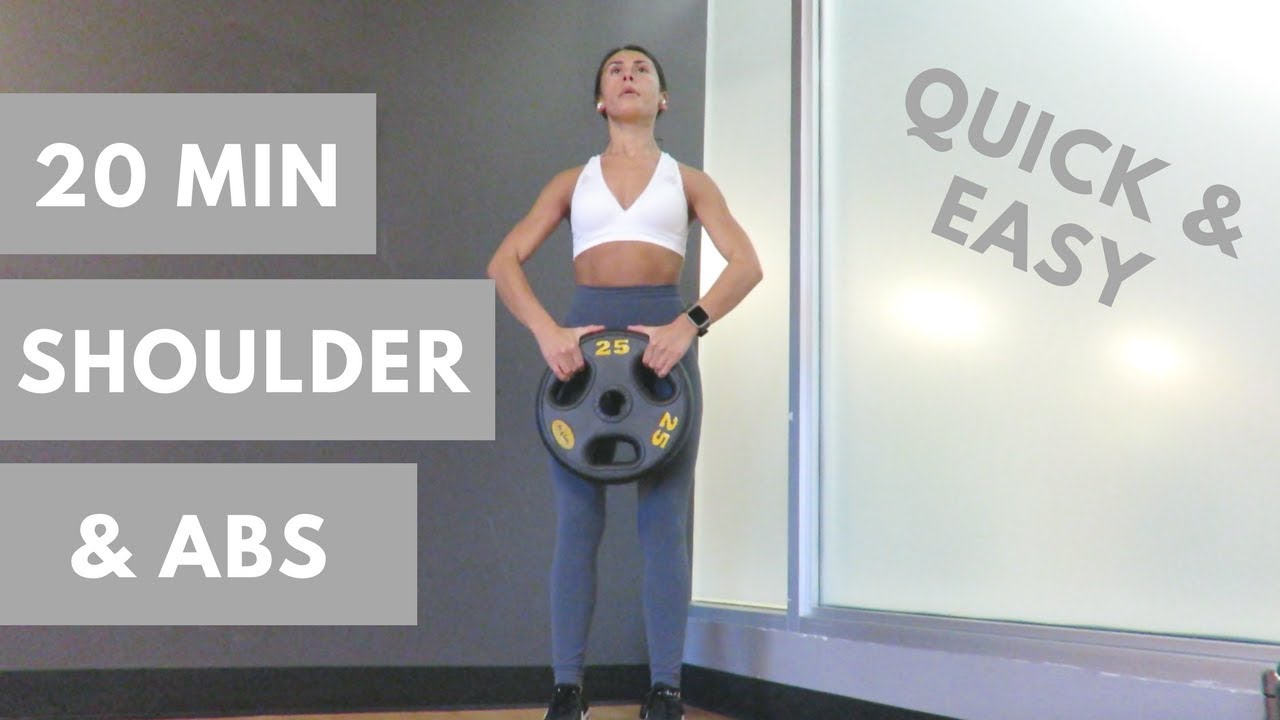 QUICK & EASY | 20 Min Shoulder Workout - YouTube