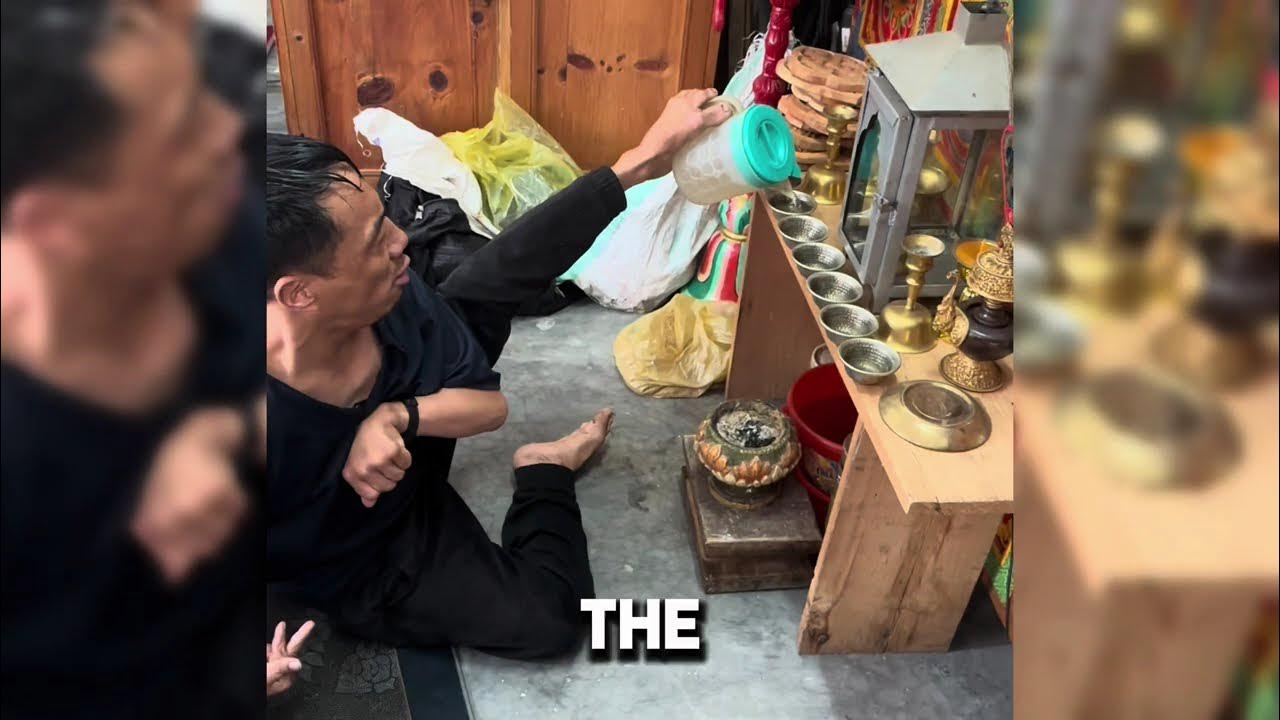 The foot' artist Pema Tshering of Bhutan || Bhutan 🇧🇹 - YouTube