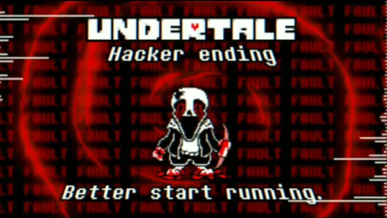 Undertale: hacker ending (vhs sans battle) - YouTube