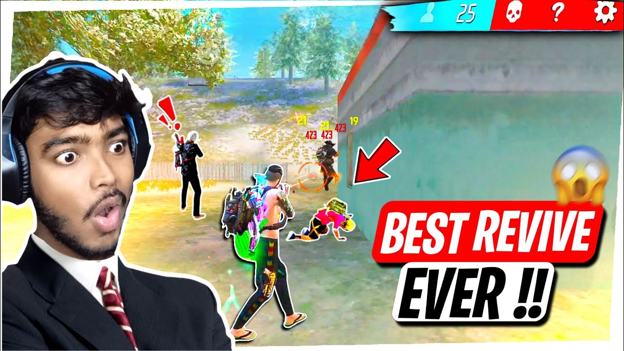 DUO VS SQUAD BR RANK BEST REVIVE EVER || GARENA FREE FIRE - YouTube