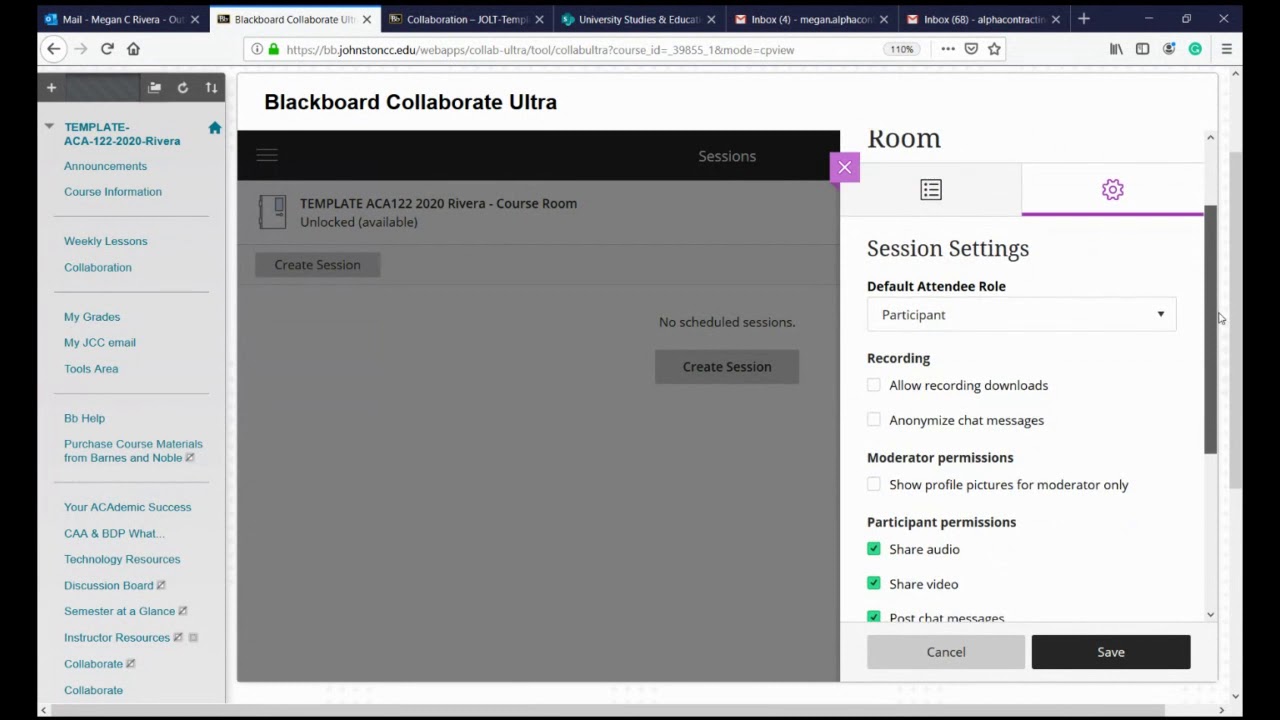 Blackboard Collaborate Workshop 7/9/2020 - YouTube
