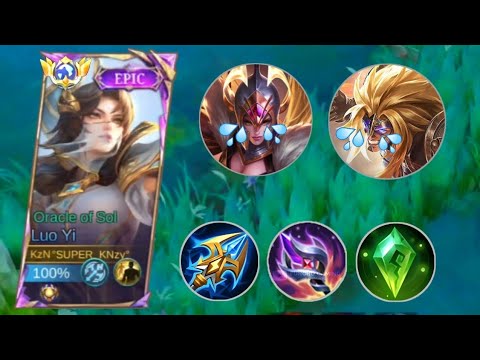 WTF DAMAGE!!😱LUO YI NEW BEST 1 HIT BUILD BURS 2024!! MLBB - YouTube