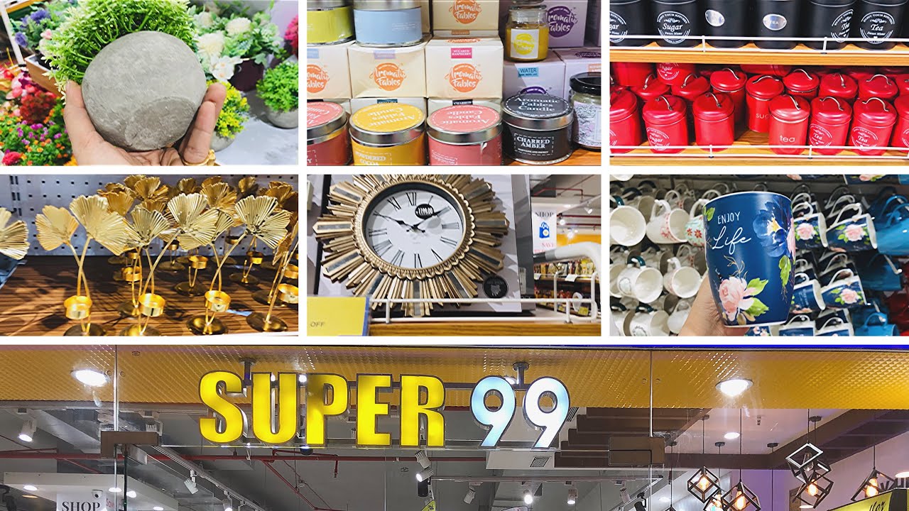 Super 99 store at cc2• Kolkata •beautiful home decor items available ...