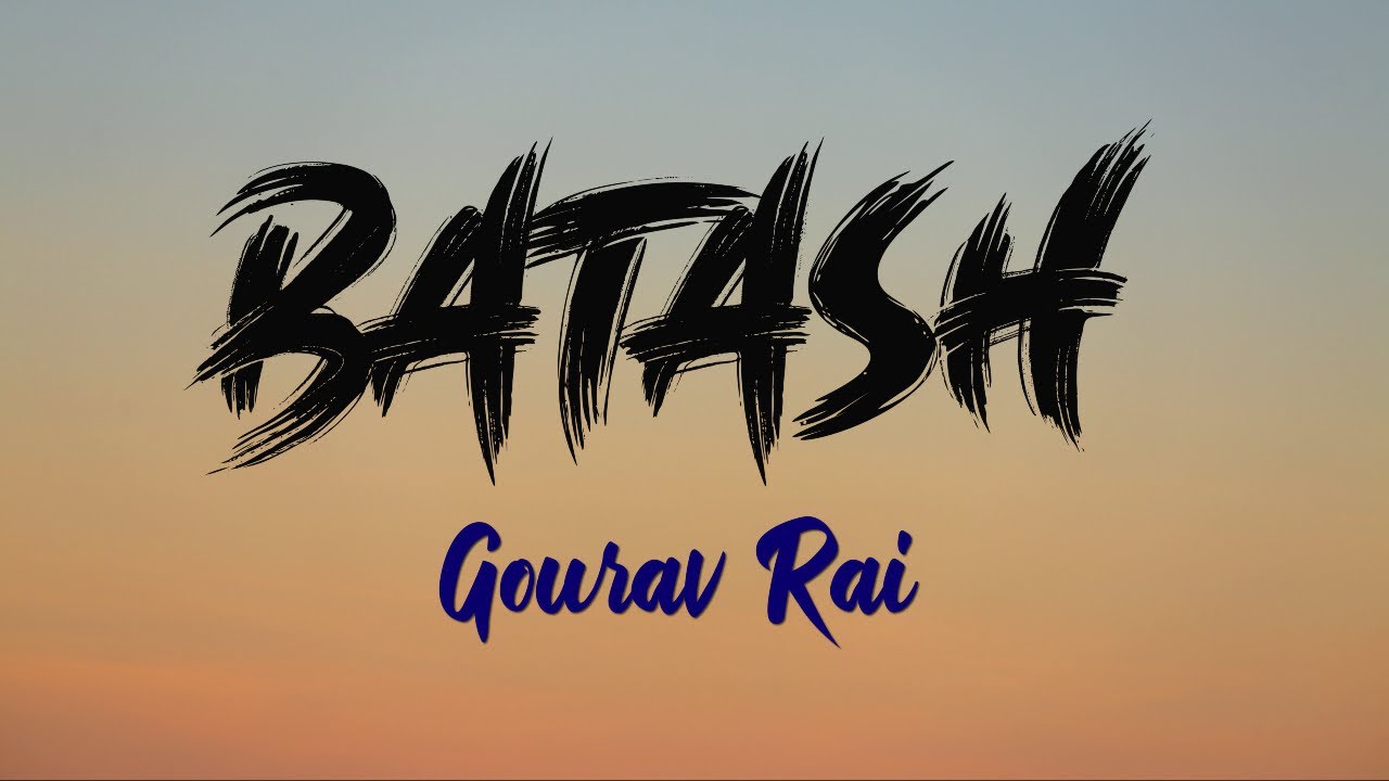 Batash ( cover ) - Gourav Rai | Shashwot Khadka | Lyrics - YouTube
