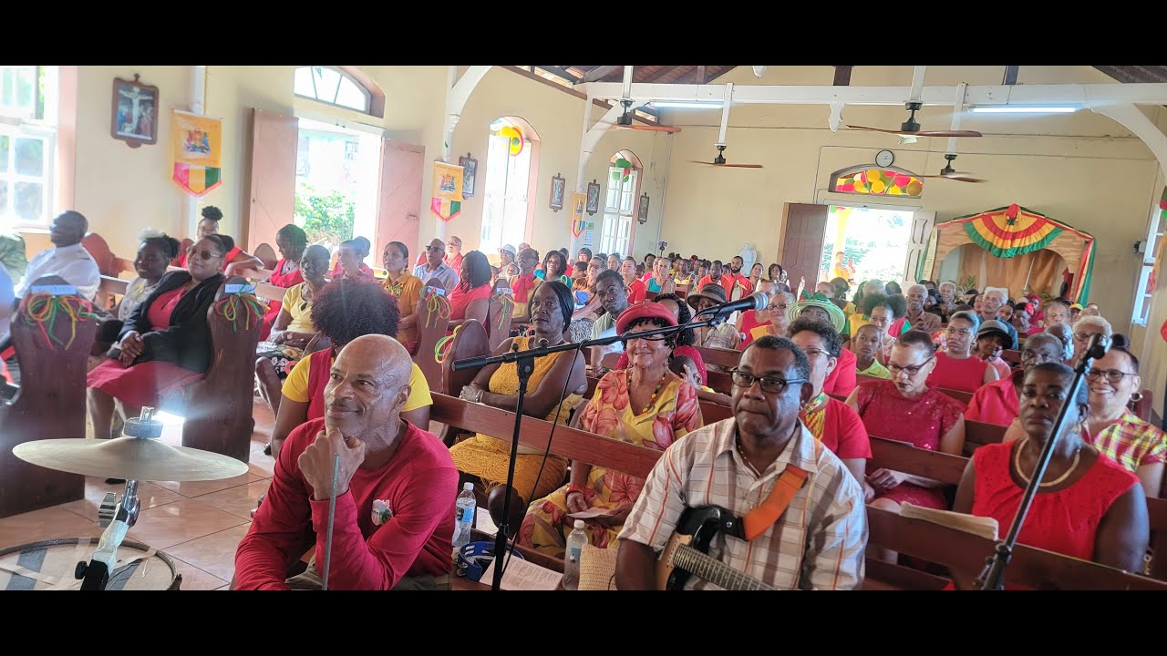 Petite Martinique's Independence Church Service - YouTube