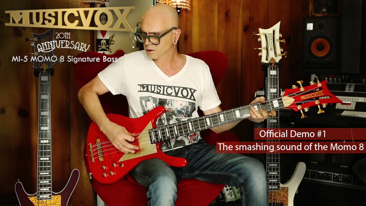 RED GOLD MUSICVOX MOMO 8 OFFICIAL DEMO#1 - YouTube