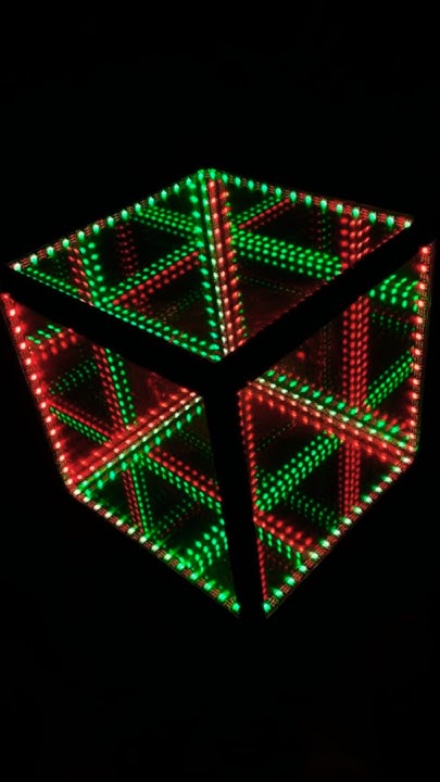 Arduino Hyper Cube with WS2812B LEDs #arduino #rgb #rgbtube #ledlights #led #ws2812b #light # ...