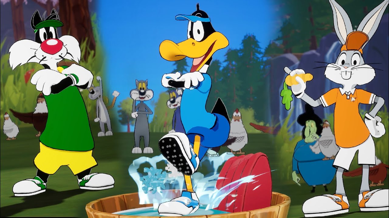 DAFFY DUCK VS ROAD RUNNER & SYLVESTER THE CAT & BUGS BUNNY - GOLF - YouTube