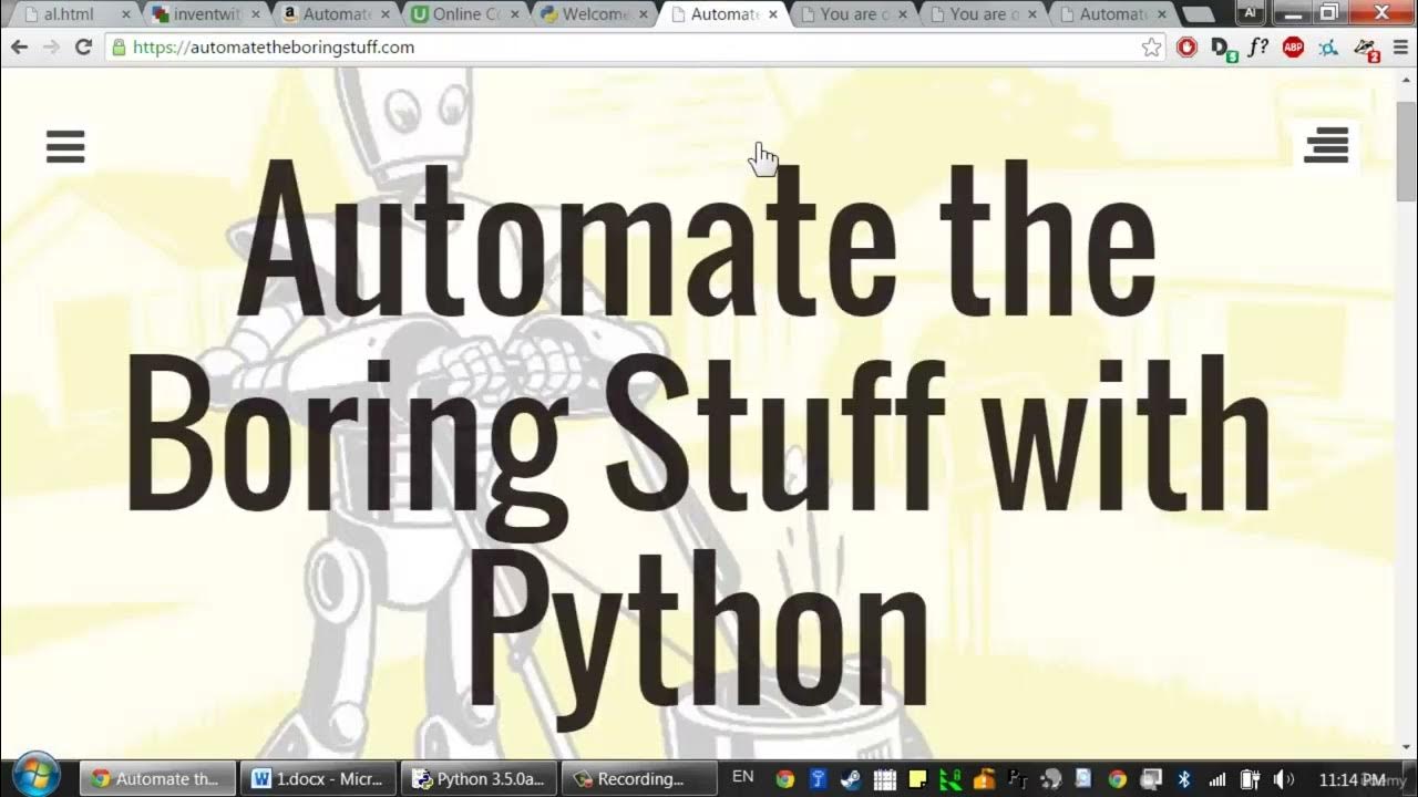 [FREE DOWNLOAD] Automate the Boring Stuff with Python Programming - Udemy - YouTube