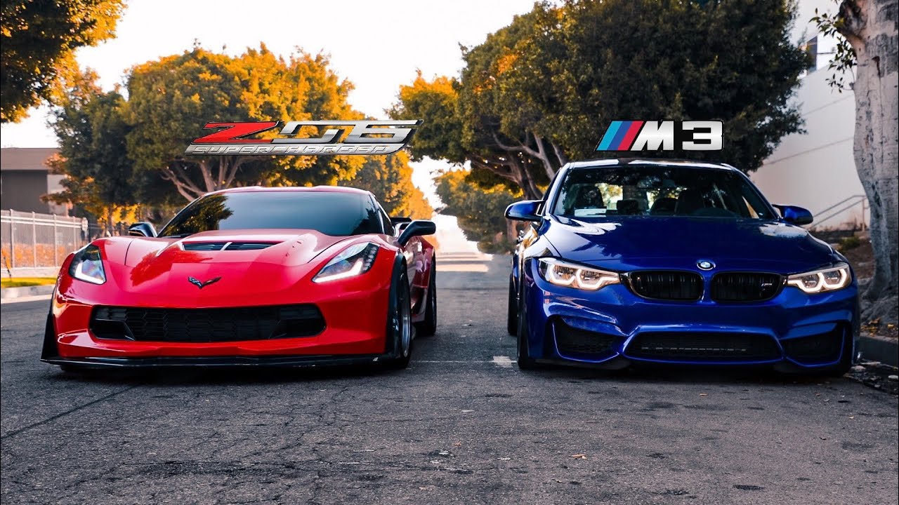 GINTANI FBO E85 M3 VS STOCK C7 Z06 - YouTube