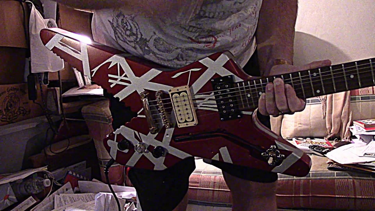 Edward Van Halen Custom "Shark" Guitar,with Michael Dee playing ...