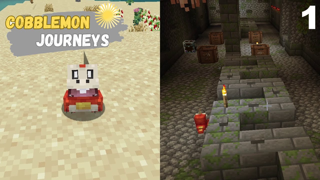 FUECOCO & AN ANCIENT TEMPLE | Cobblemon Journeys (Part 1) - YouTube