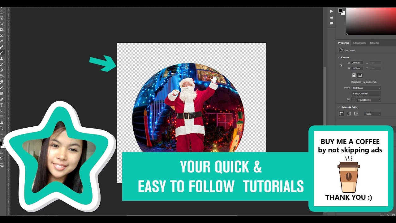 How to create a Sphere like image in Photoshop 2025 - YouTube