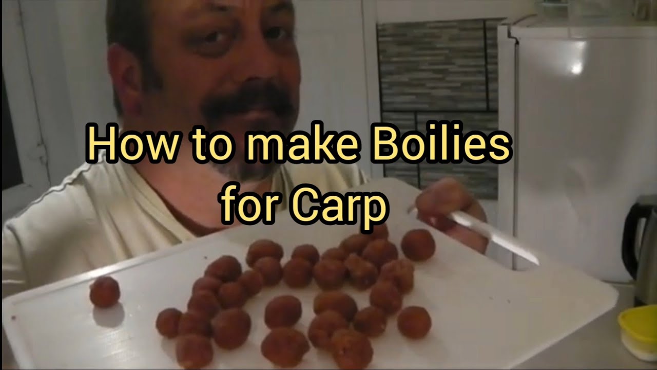 How to make Boilies for Carp Fishing - YouTube