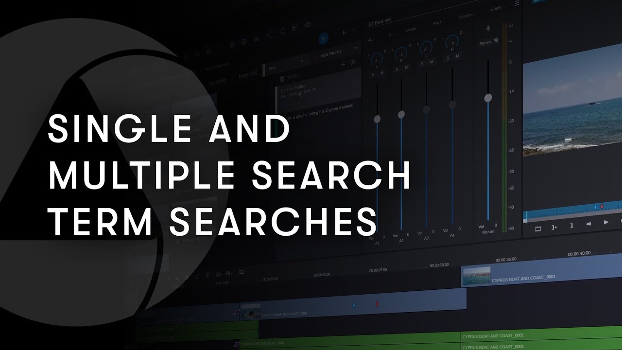 MediaCentral Quick Tips — Single and Multiple Search Terms - YouTube