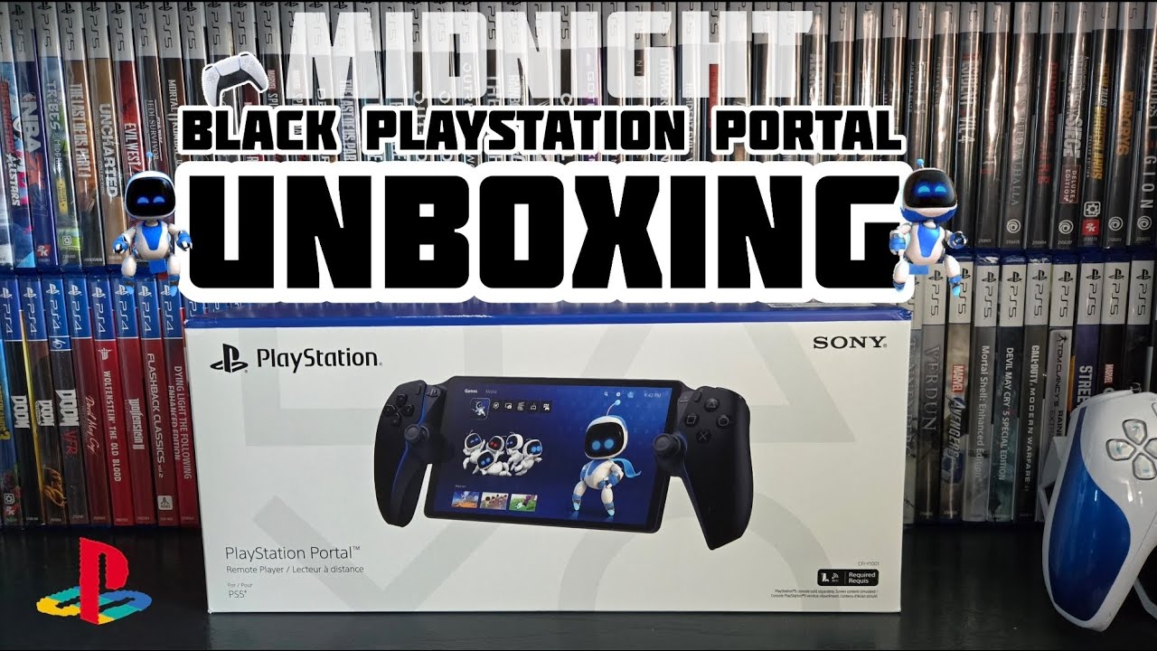 PLAYSTATION PORTAL MIDNIGHT BLACK EDITION UNBOXING - YouTube