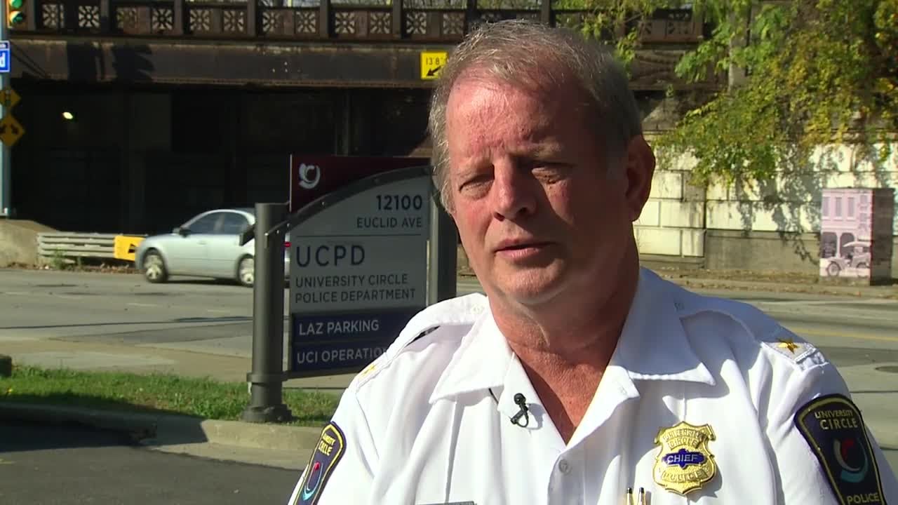 Officer struck by stolen car, chief says - YouTube