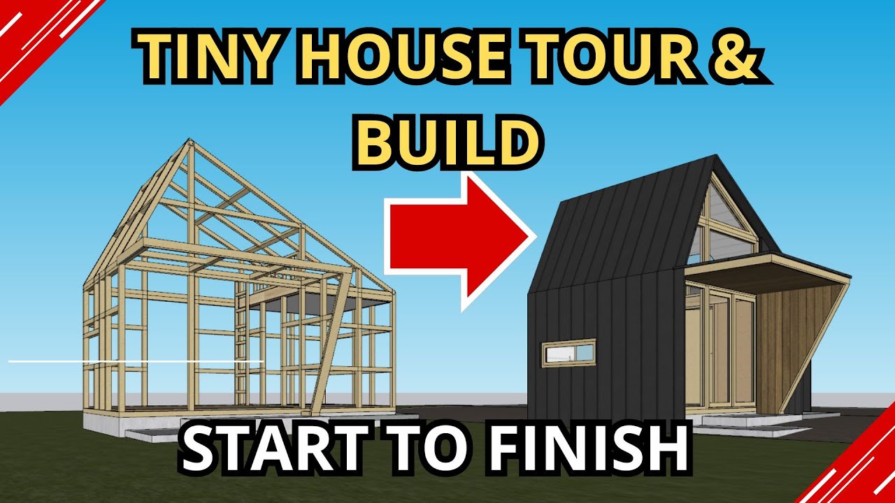 Tiny House Tour & Build Watch Us Create the Perfect Small Living Space ...