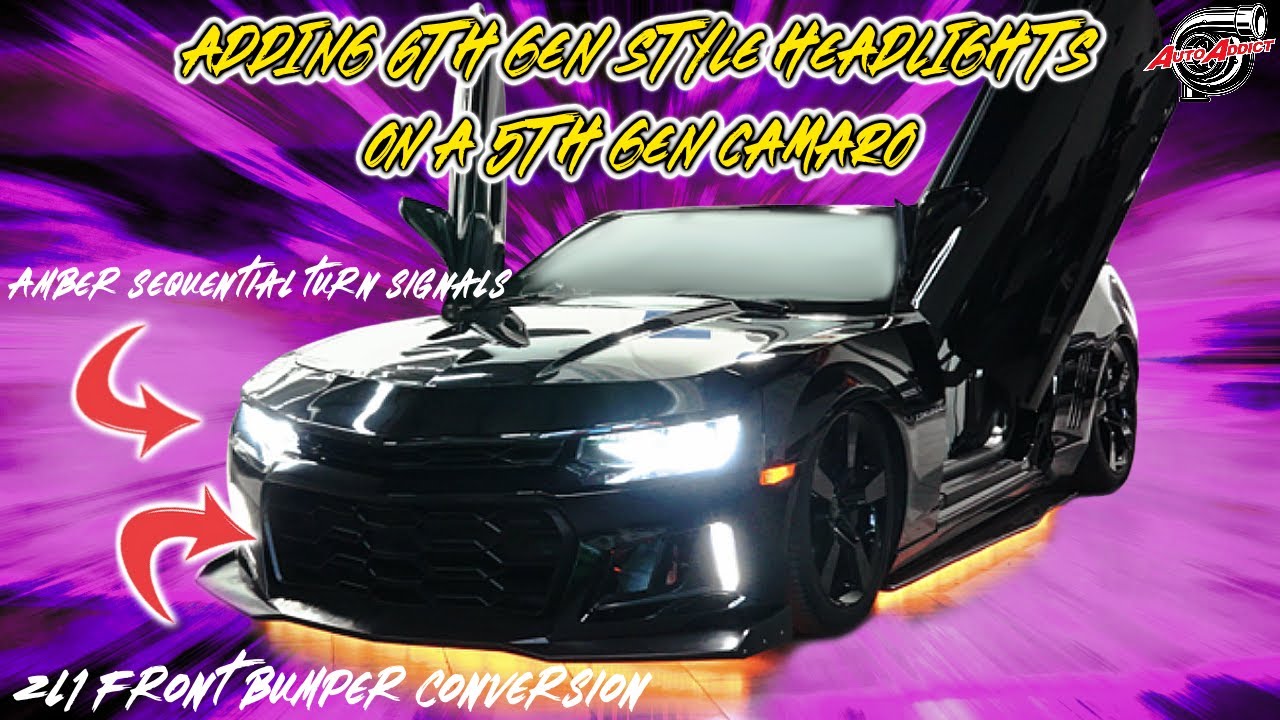 Installing 6th Gen Style LED Headlights on a 2010-2015 Camaro ...