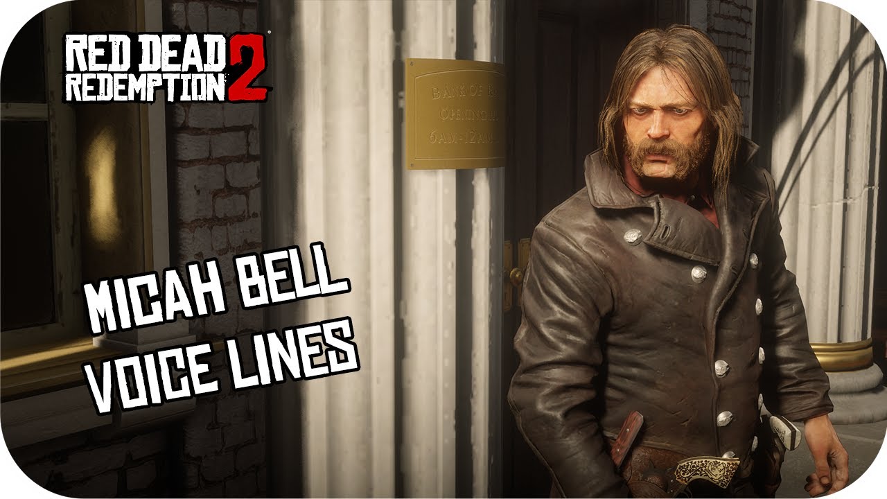 Micah Voice Lines Ambient Speech 1 RDR2 - YouTube