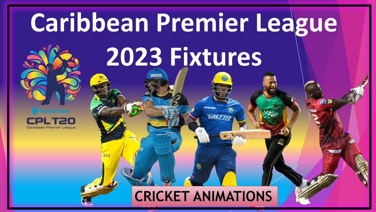 CPL 2023 Schedule | Caribbean premier league 2023 schedule - YouTube