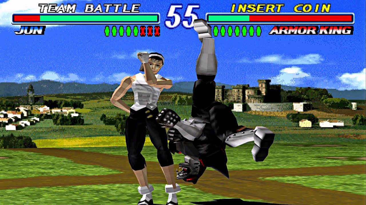 Tekken 2: 2x Team Battle Mode [Medium] Part 32 - PSX Duckstation ...