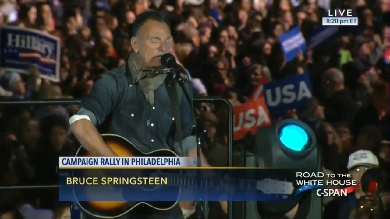 Bruce Springsteen - Philadelphia's Independence Hall - YouTube