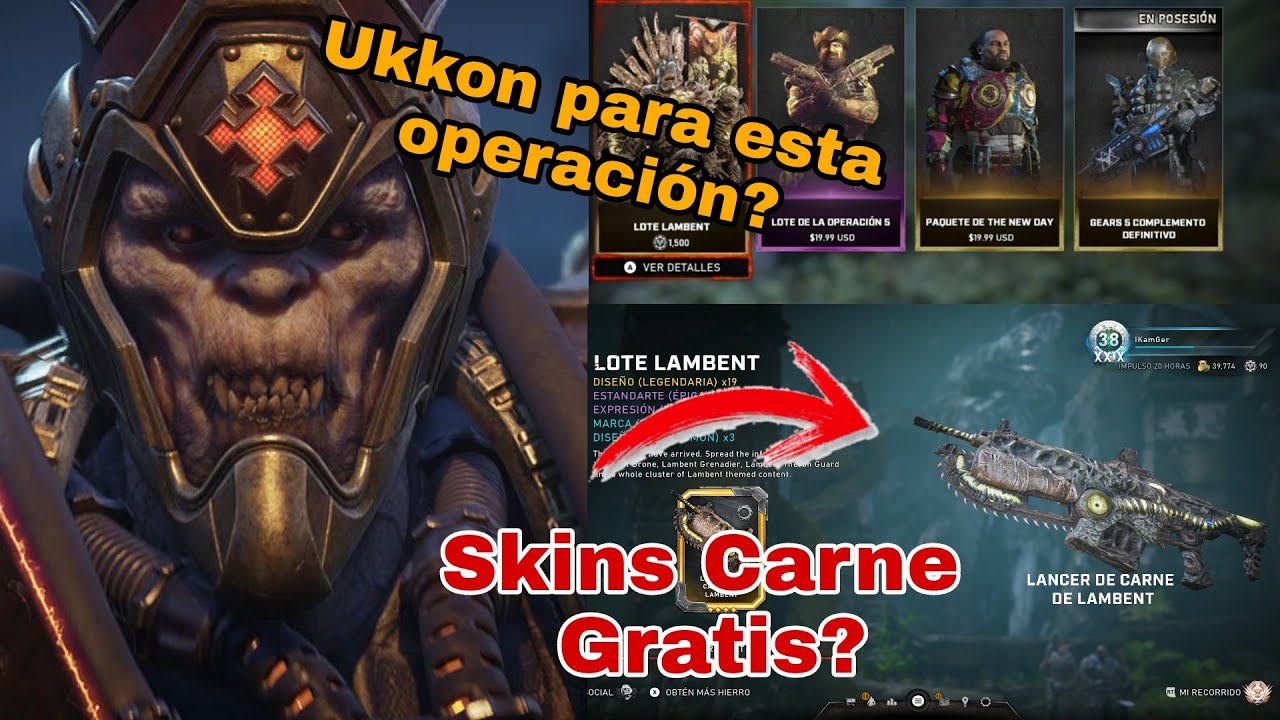 Gears 5 Personaje UKKON?, Impulso x4 para subir tus clases y SKINS ...